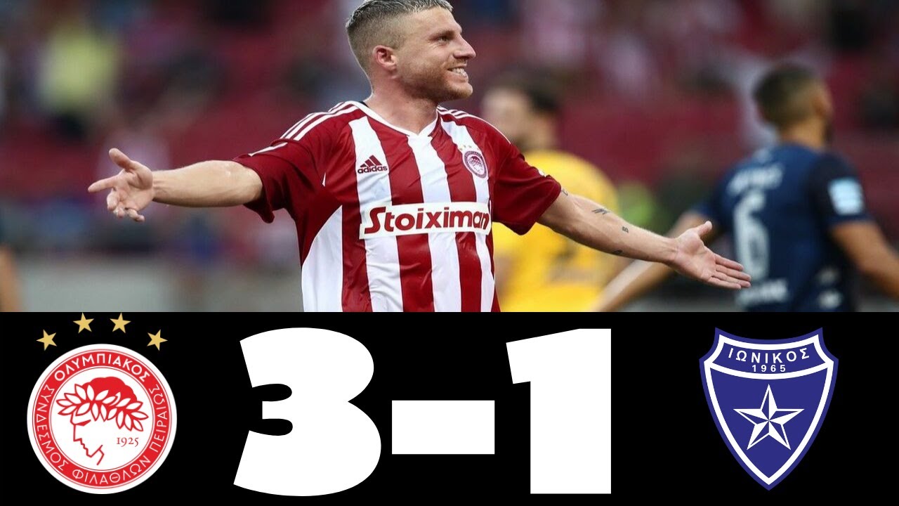 Ολυμπιακός - Ιωνικός 3-1: Δείτε τα καλύτερα στιγμιότυπα της αναμέτρησης